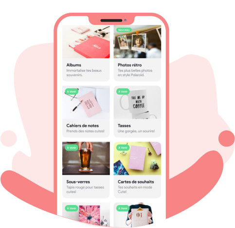 Application mobile et boutique Cute! | Cadeaux cutes pour tous | Cute!
